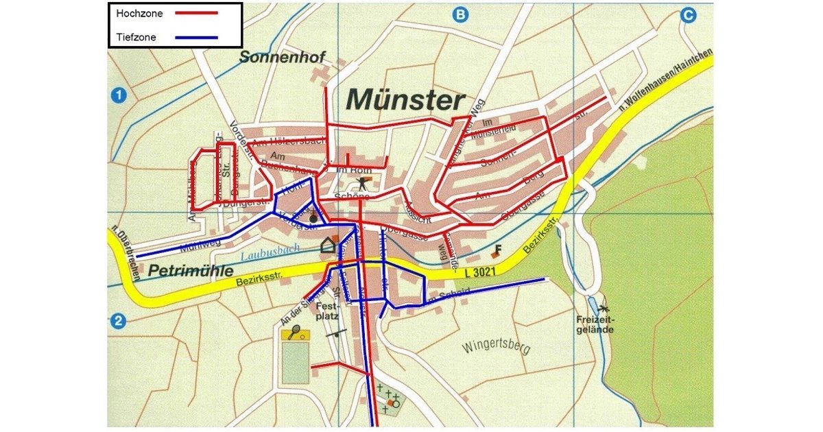 Reparaturarbeiten aufgrund eines Rohrbruches im Versorgungsbereich ...